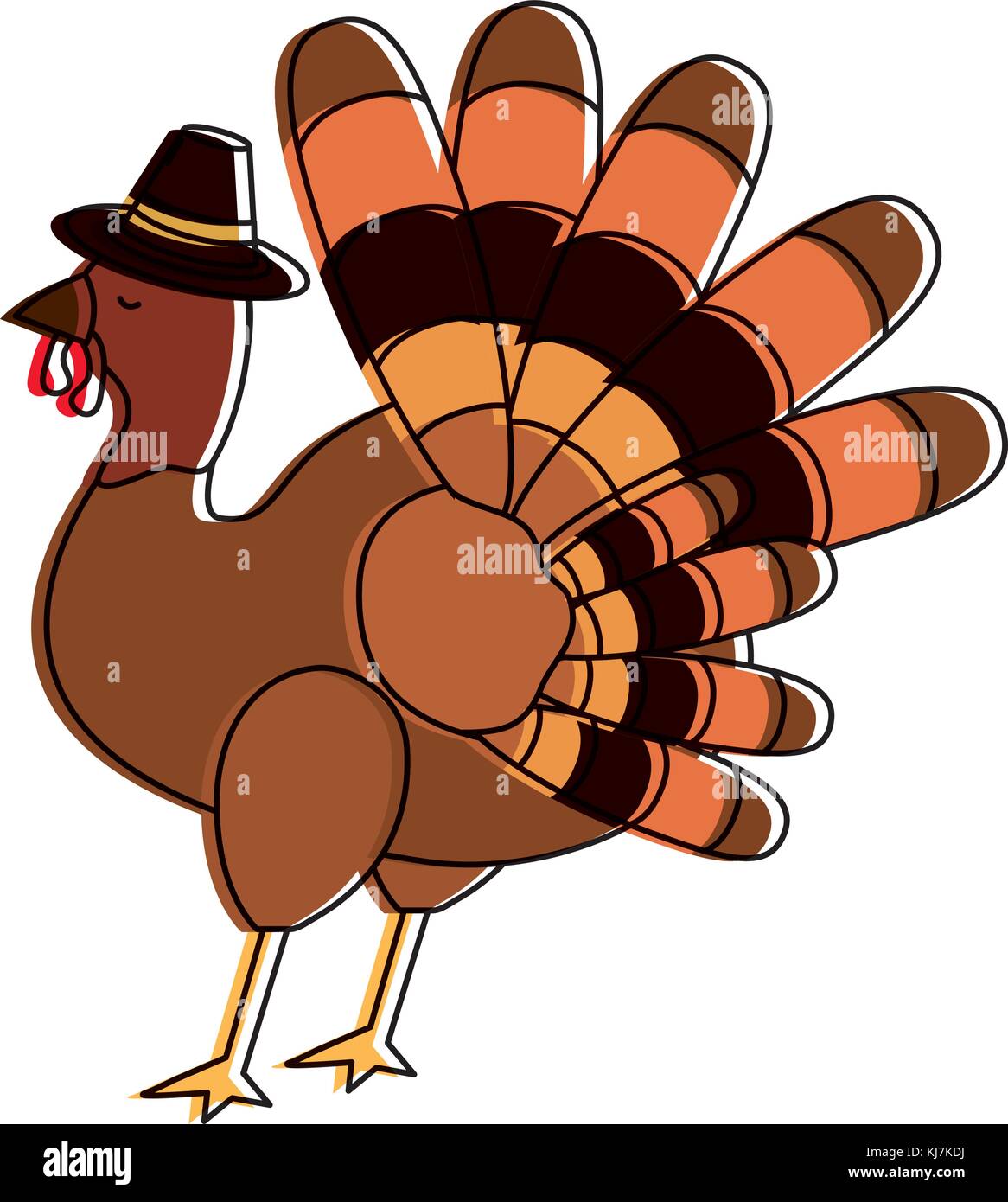 Isolated turkey design Stock Vector Image & Art - Alamy
