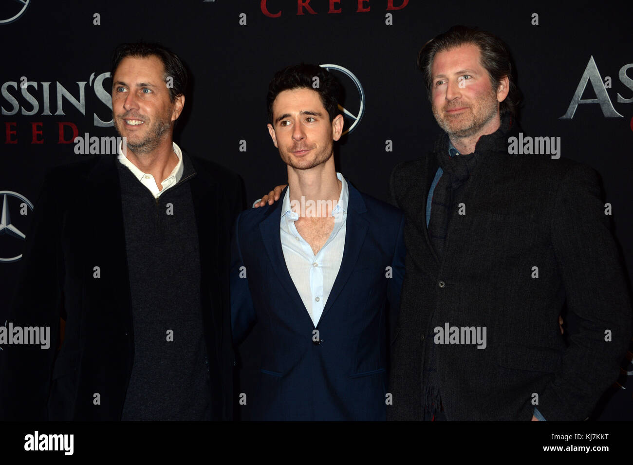 NEW YORK, NY - DECEMBER 13: Bill Collage, Mike Lesslie, and Adam Cooper ...