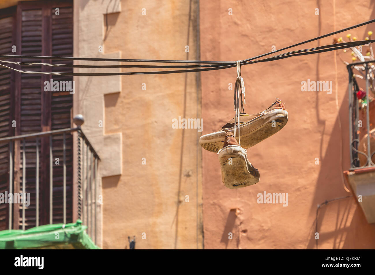 Dangling telephone cable hi-res stock photography and images - Alamy