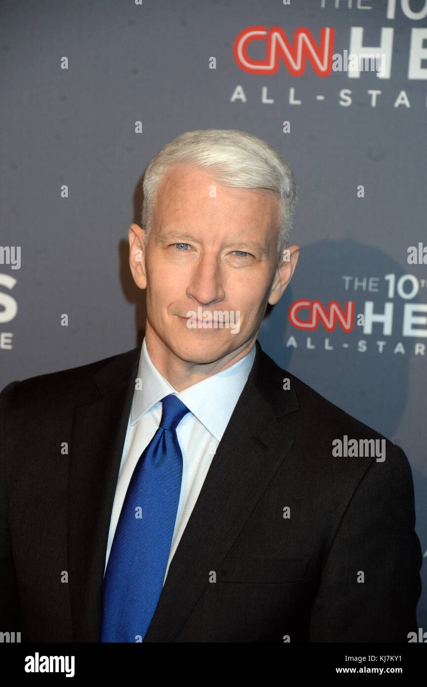 NEW YORK, NY - DECEMBER 11: Anderson Cooper attends the 10th ...