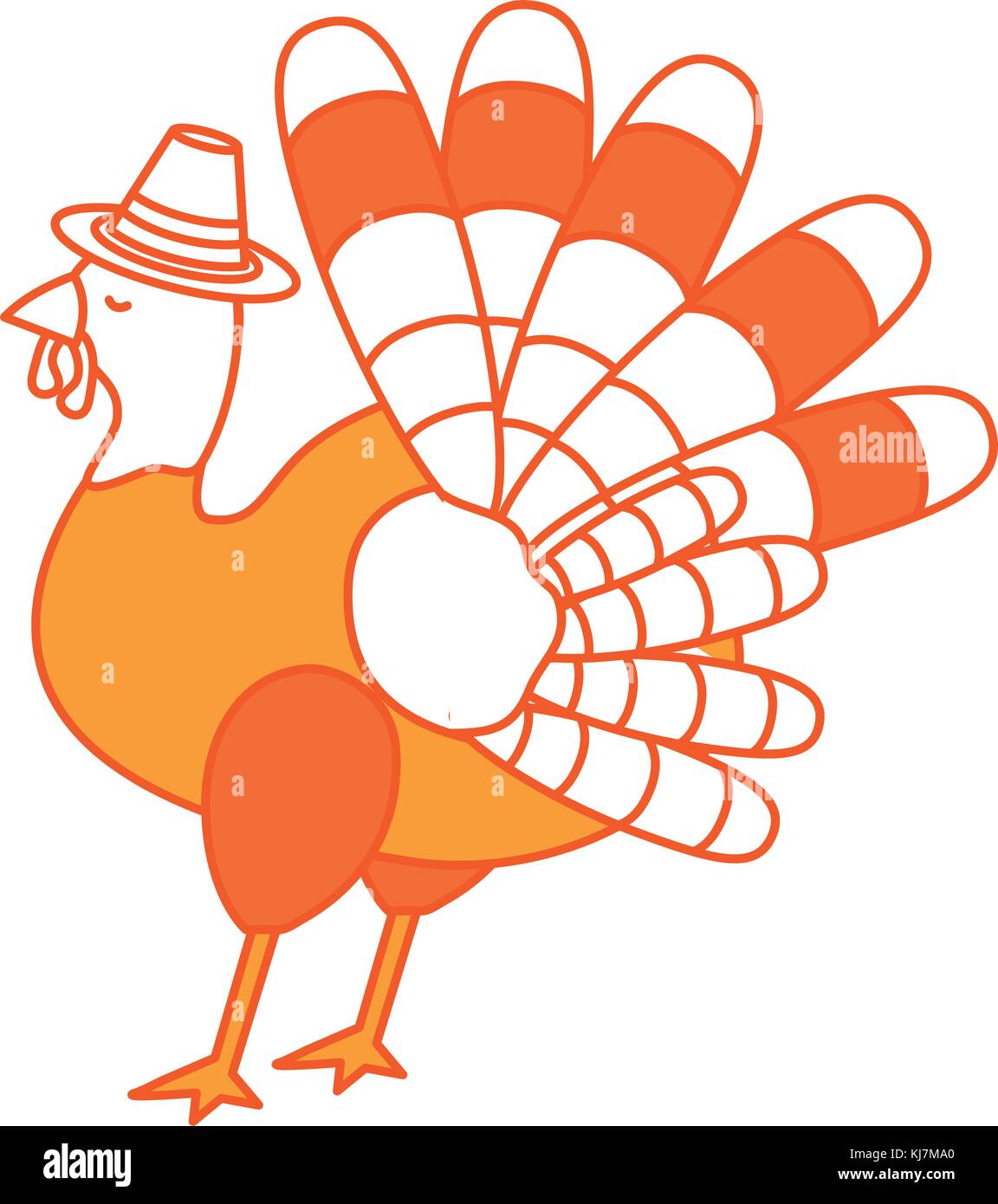 Isolated turkey design Stock Vector Image & Art - Alamy
