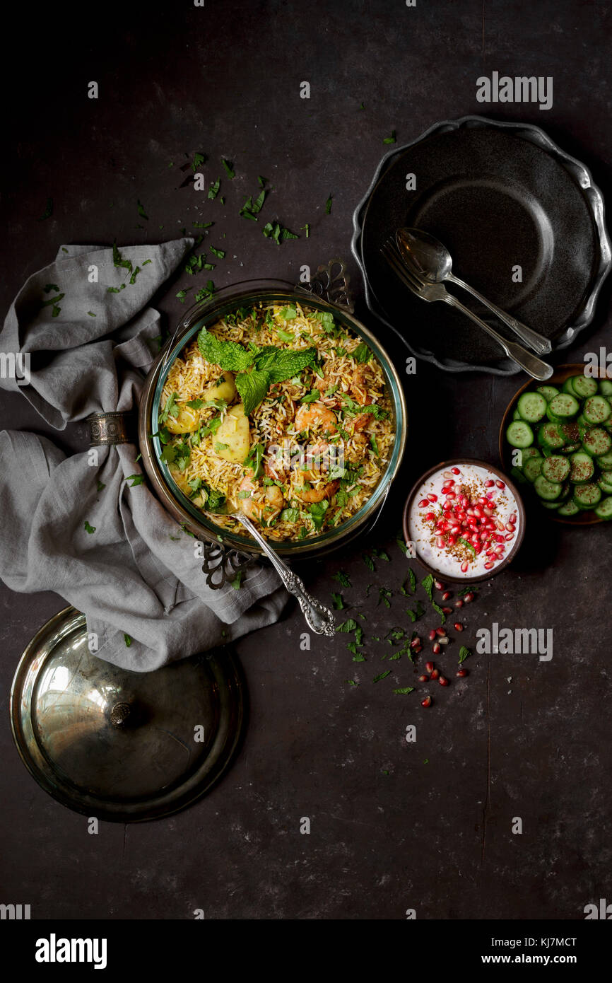 Biryani shrimp hi-res stock photography and images - Alamy