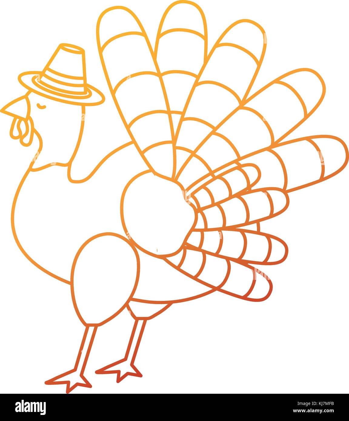 Isolated turkey design Stock Vector Image & Art - Alamy