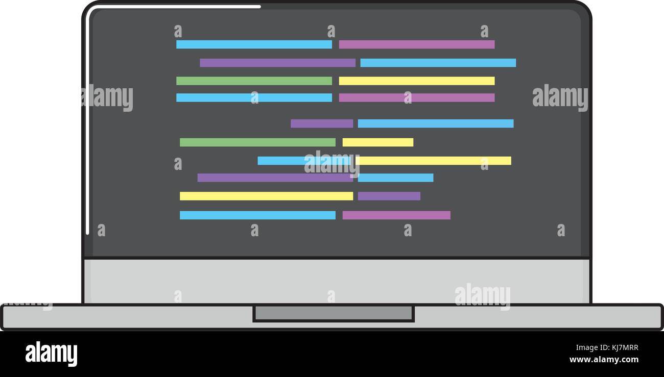 Isolated laptop design Stock Vector Image & Art - Alamy