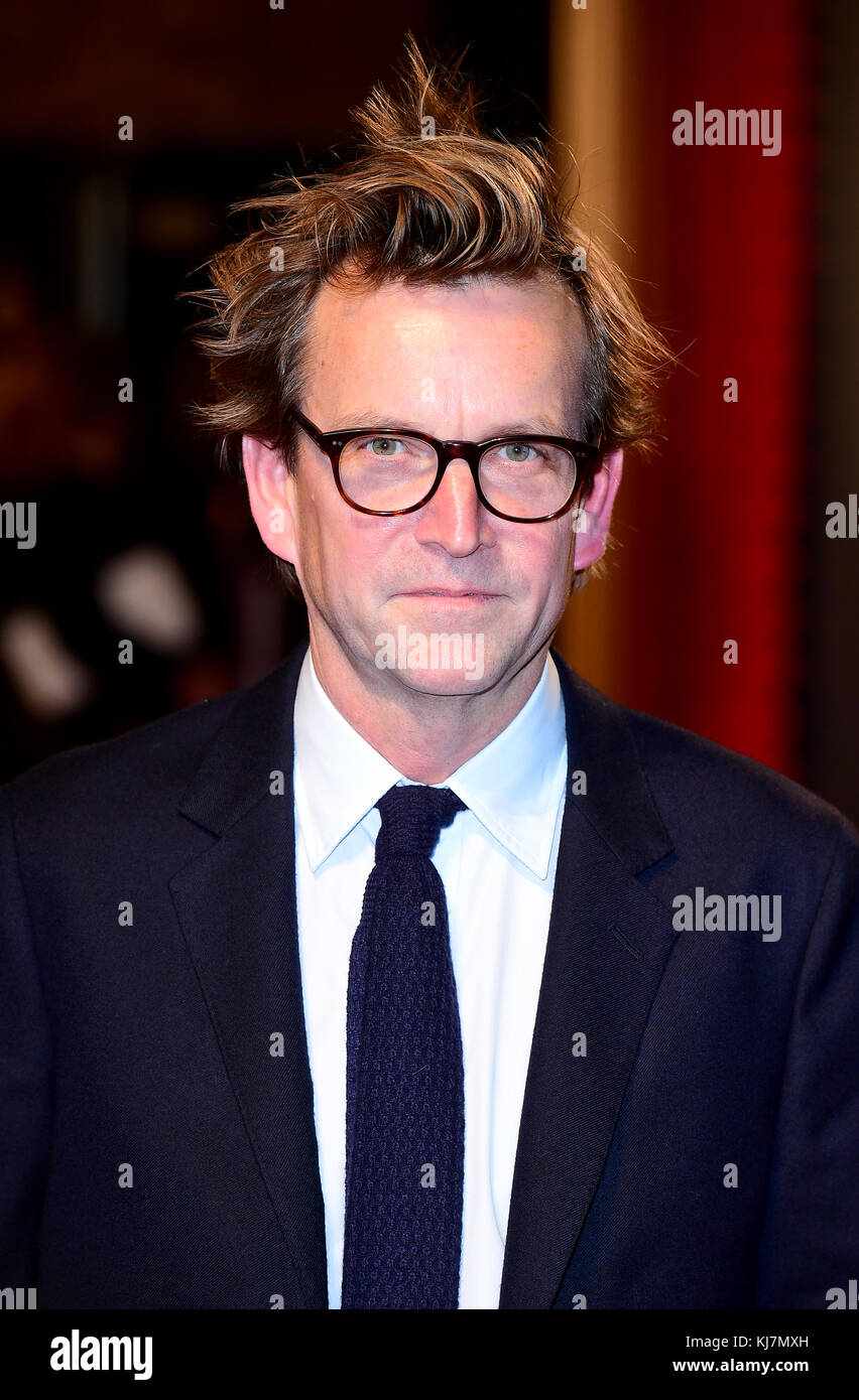 Philip Martin attending the season two premiere of The Crown at the ...