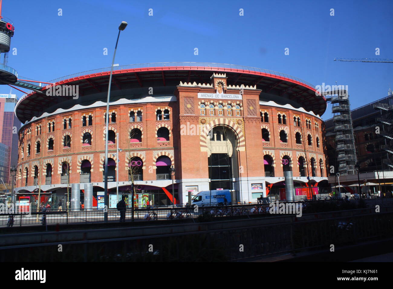 Arenas de Barcelona building in Spain Stock Photo - Alamy