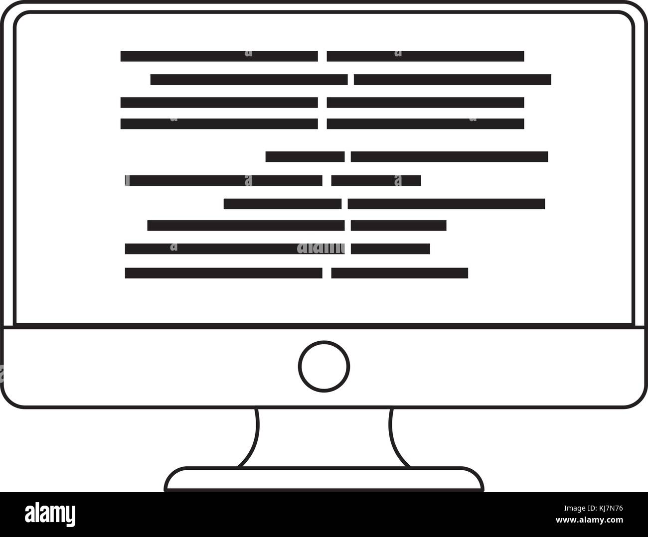 Isolated computer design Stock Vector Image & Art - Alamy