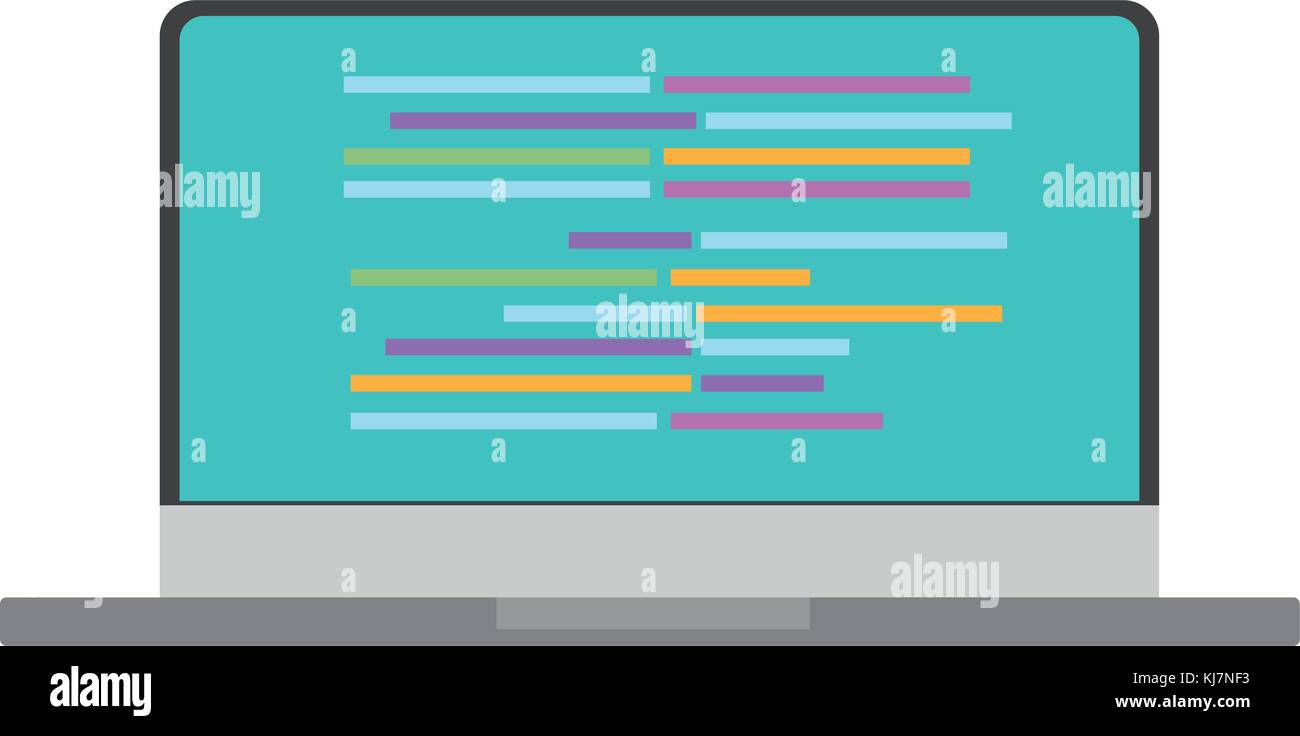 Isolated laptop design Stock Vector Image & Art - Alamy