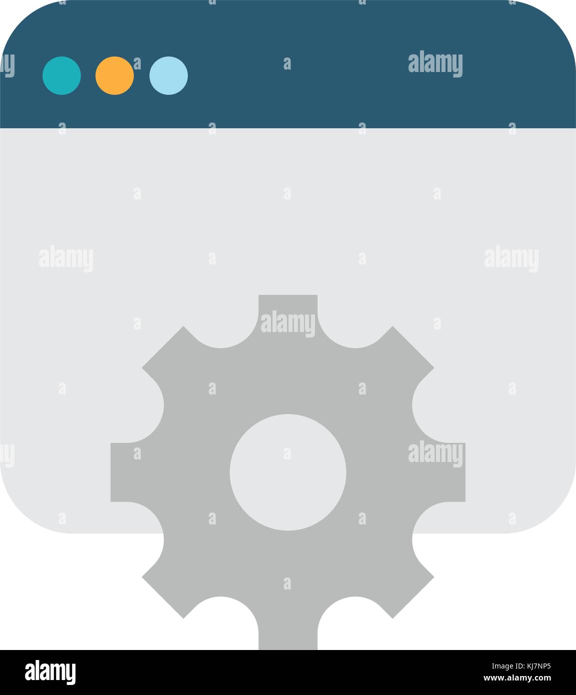 Web and gear design Stock Vector Image & Art - Alamy