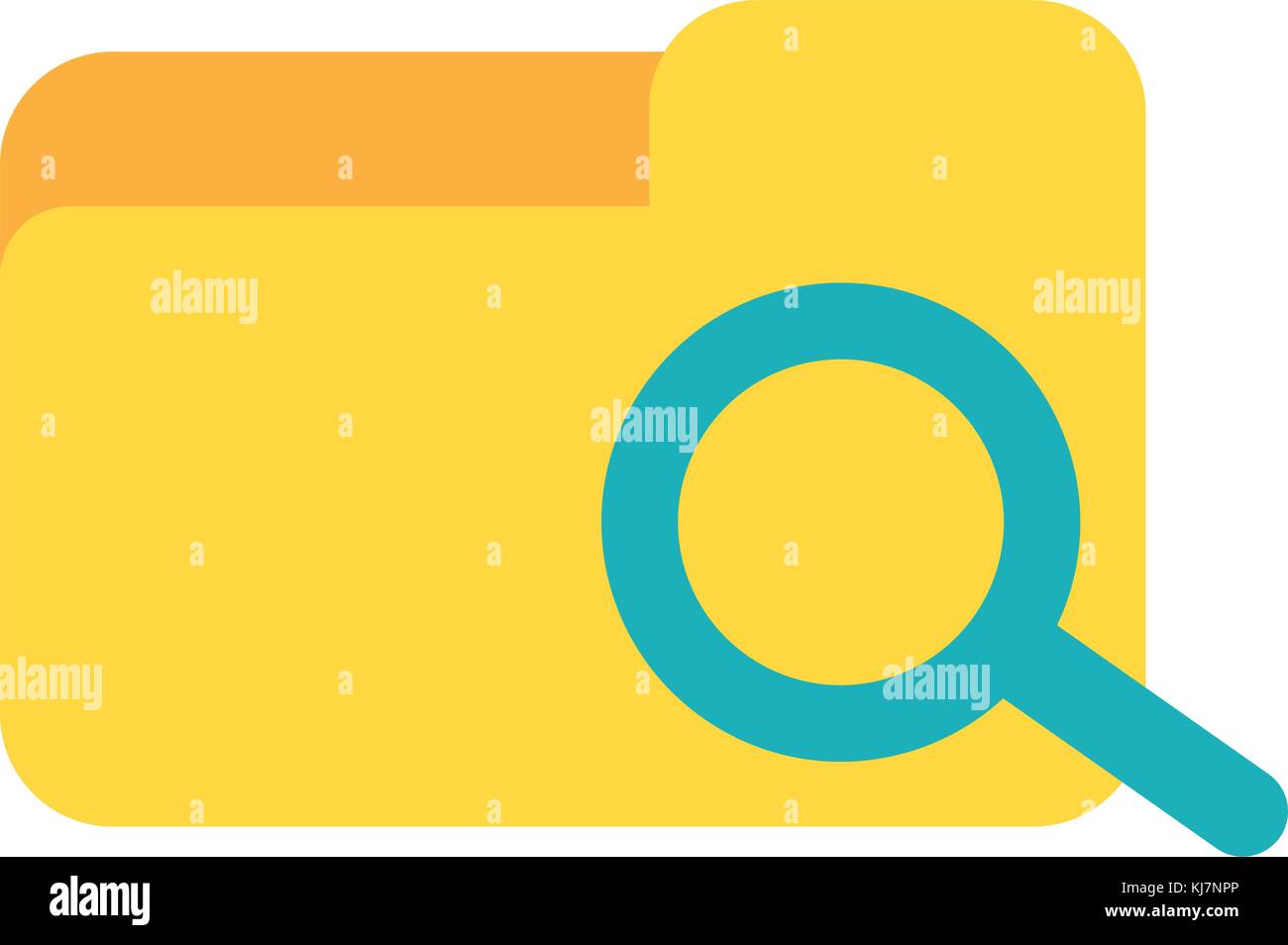 File and lupe design Stock Vector Image & Art - Alamy