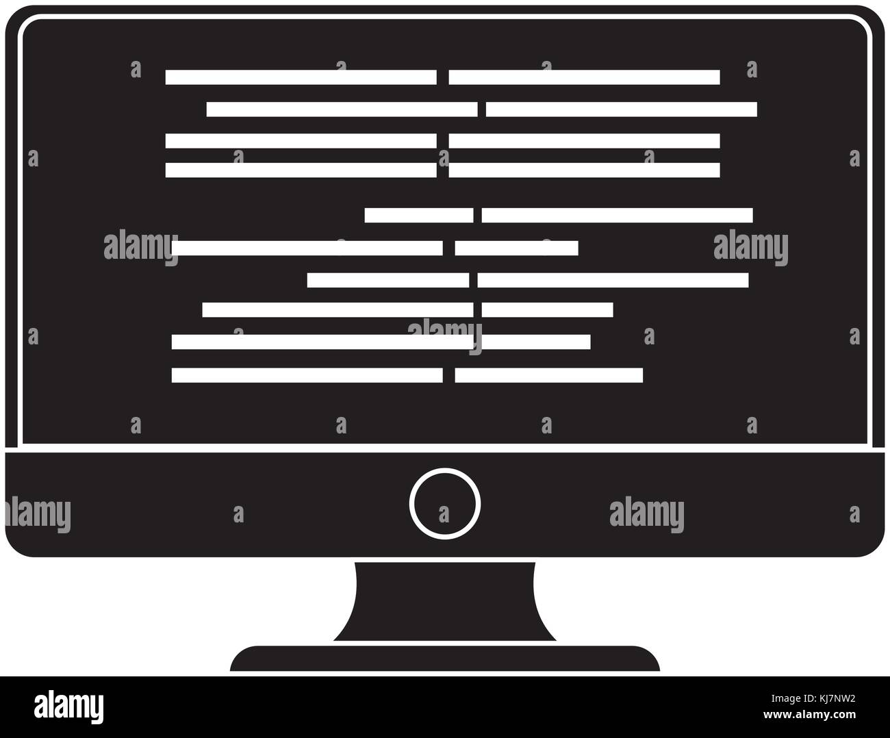 Isolated computer design Stock Vector Image & Art - Alamy