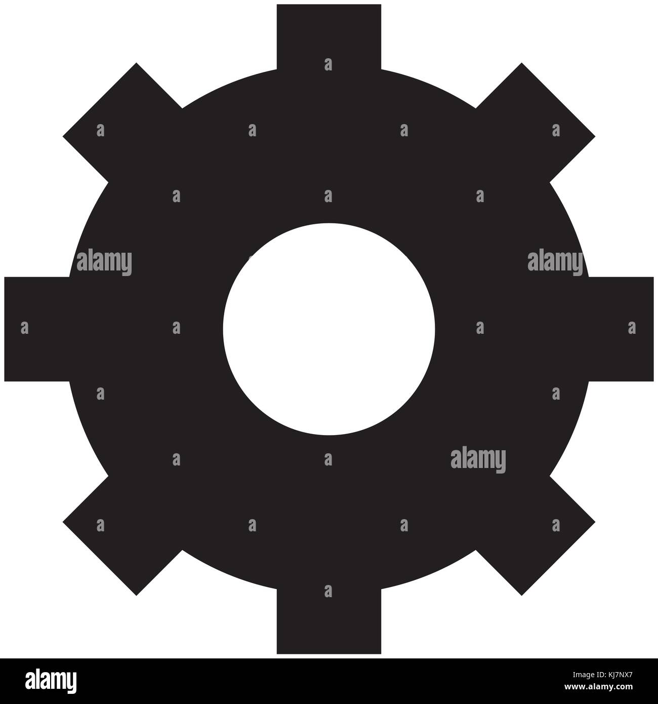 Isolated gear design Stock Vector Image & Art - Alamy