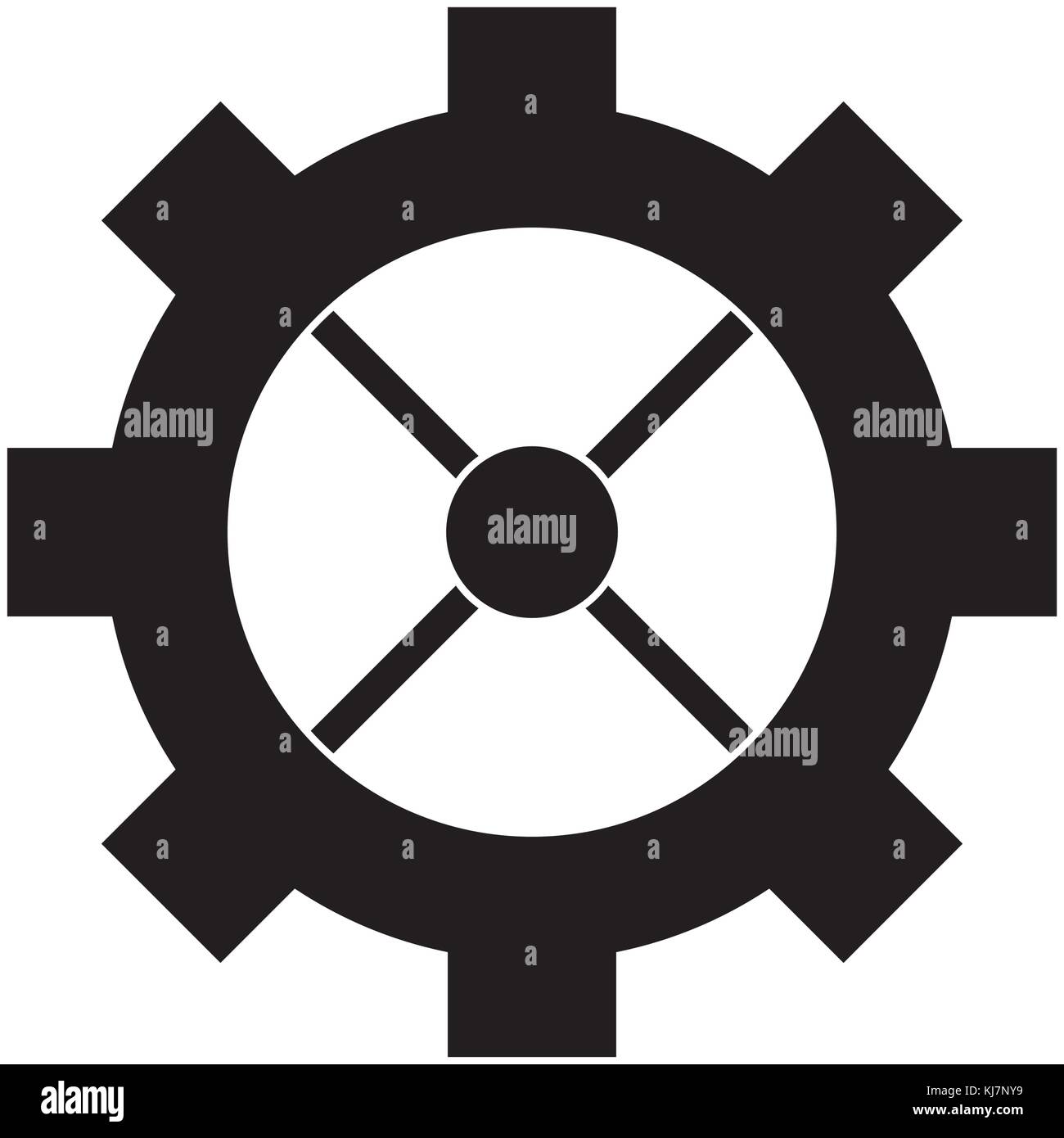 Isolated gear design Stock Vector Image & Art - Alamy