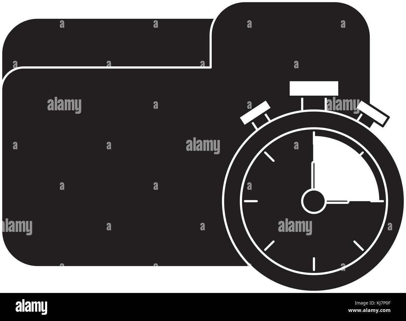 File and chornometer design Stock Vector Image & Art - Alamy