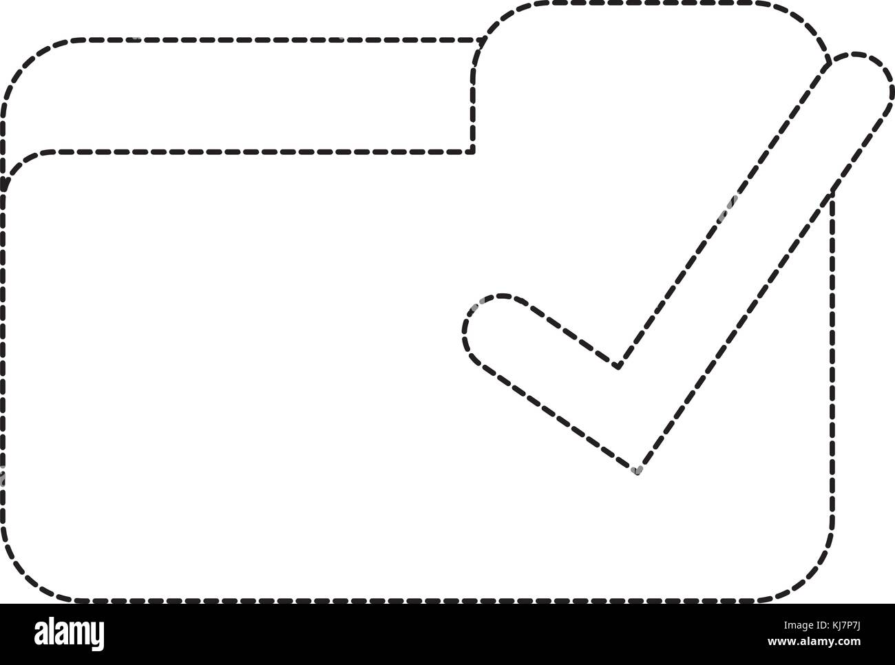 File and check mark design Stock Vector Image & Art - Alamy