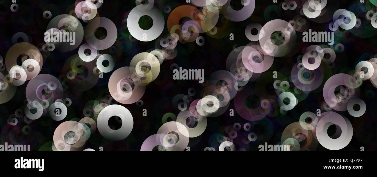 Fantastic elegant circle panorama background design illustration Stock ...