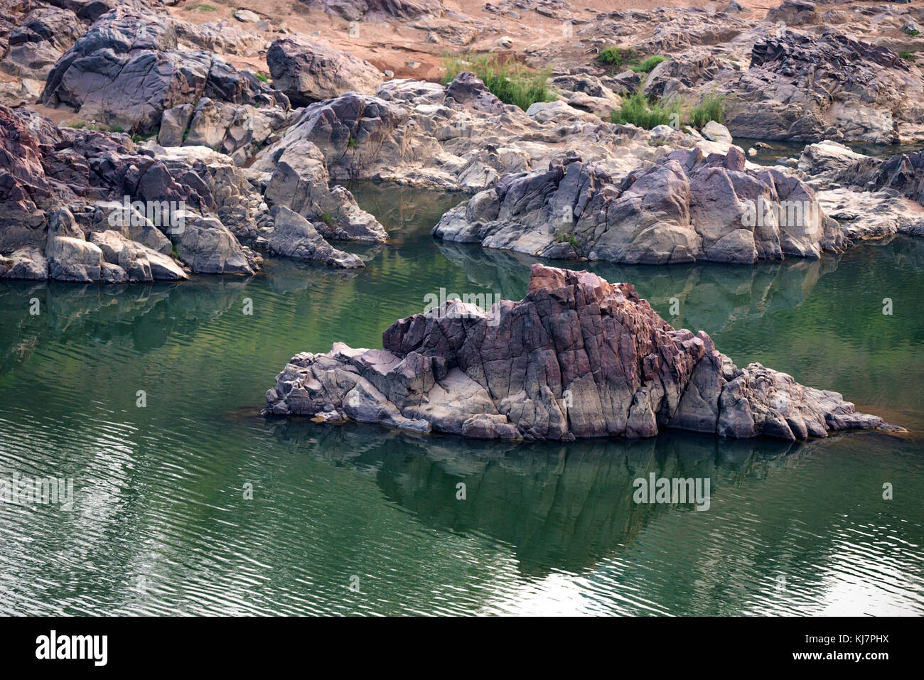 Beautiful Indian landscape in Gharial Sanctuary Stock Photo - Alamy