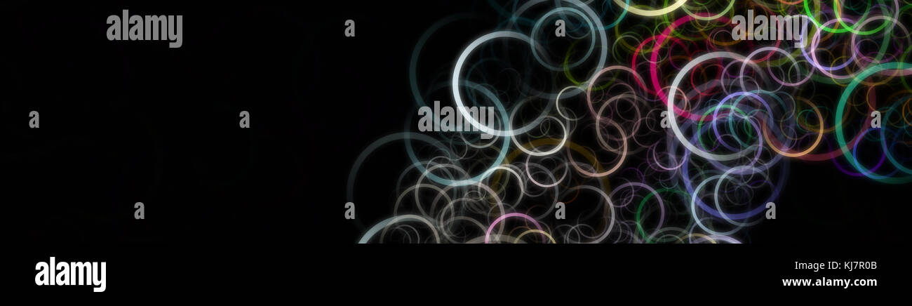 Fantastic elegant circle panorama background design illustration Stock ...