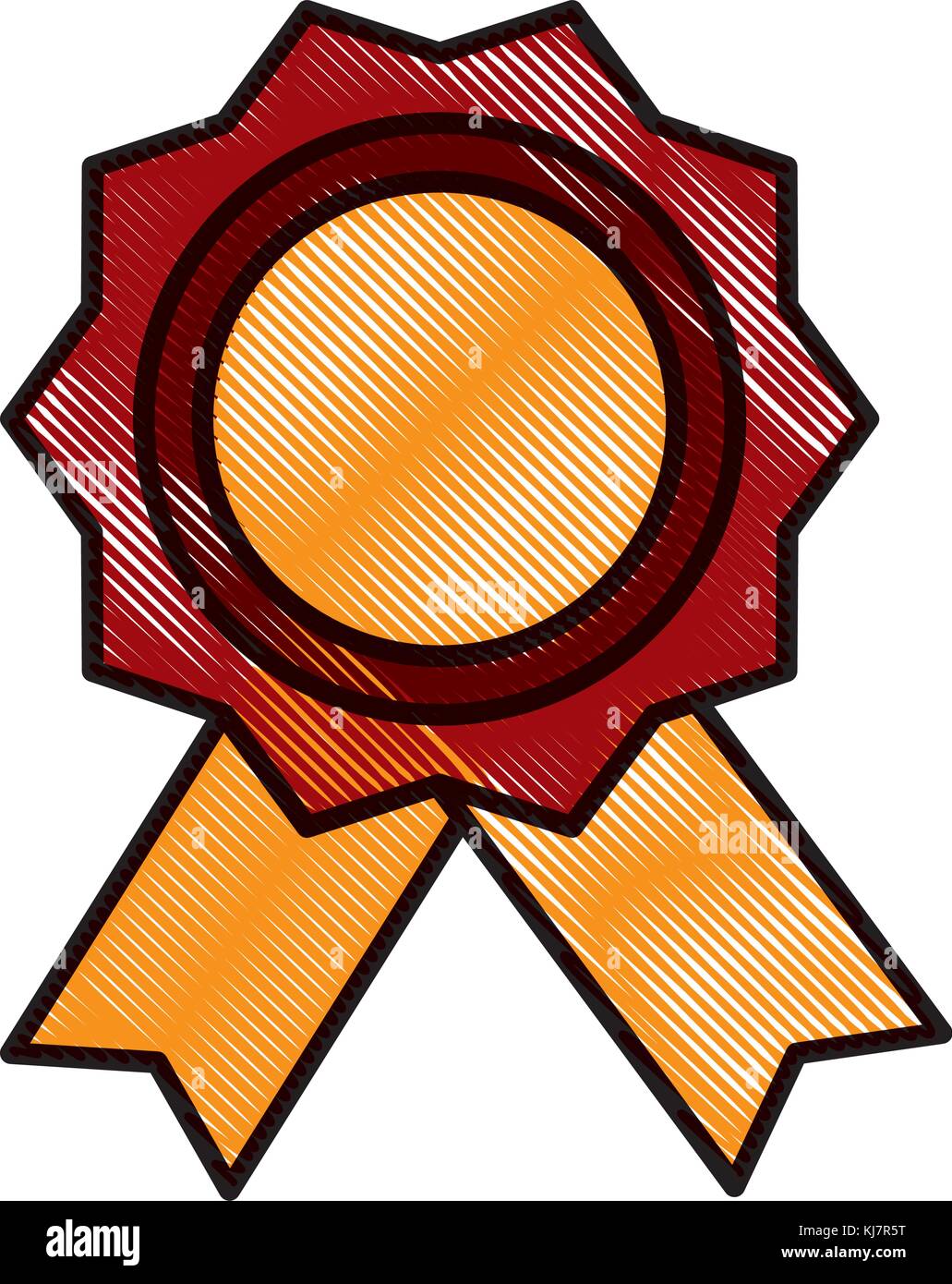 Award ribbon symbol Stock Vector Image & Art - Alamy