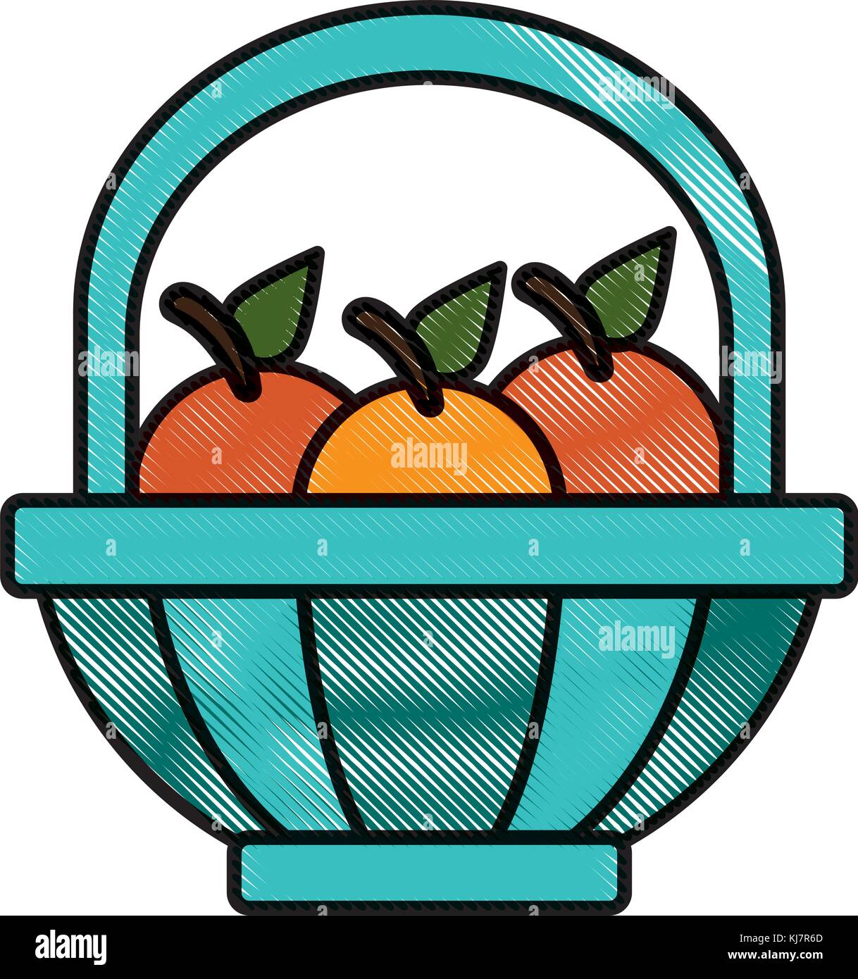fruits basket symbol Stock Vector Image & Art - Alamy