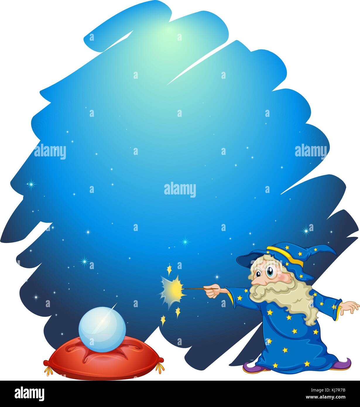 Wizard Holding Crystal Ball