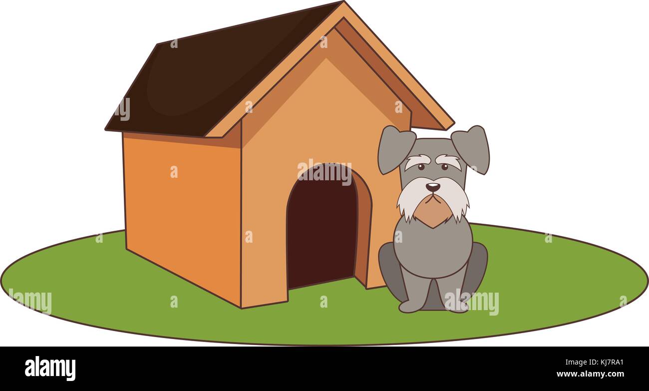 Dog house cartoon Stock Vector Image & Art - Alamy