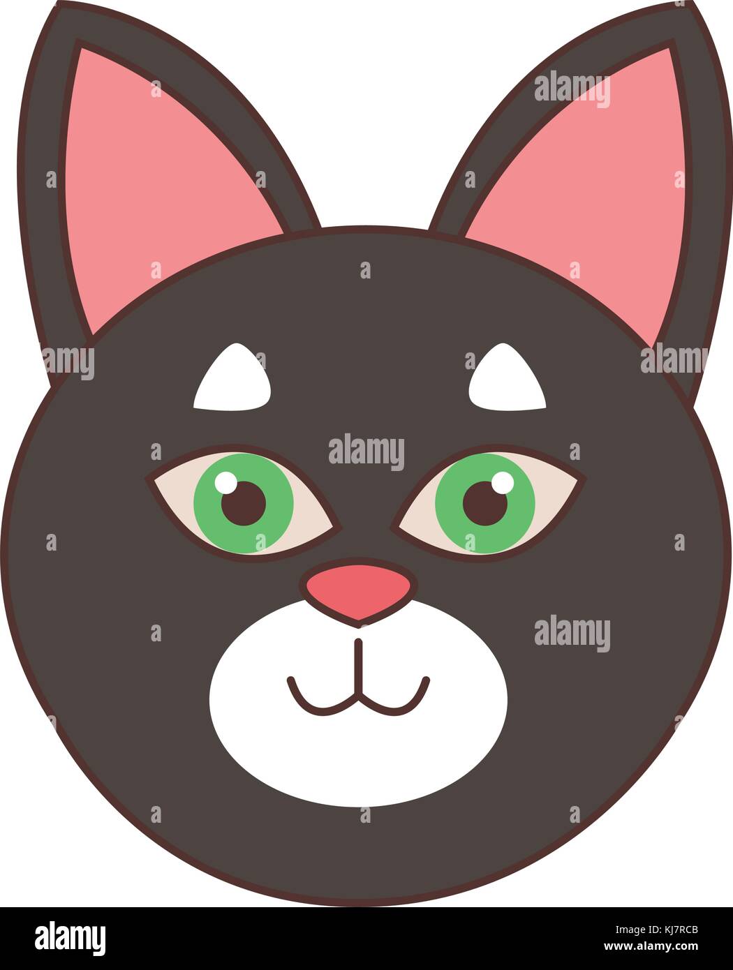 Cat head cartoon Stock Vector Image & Art - Alamy