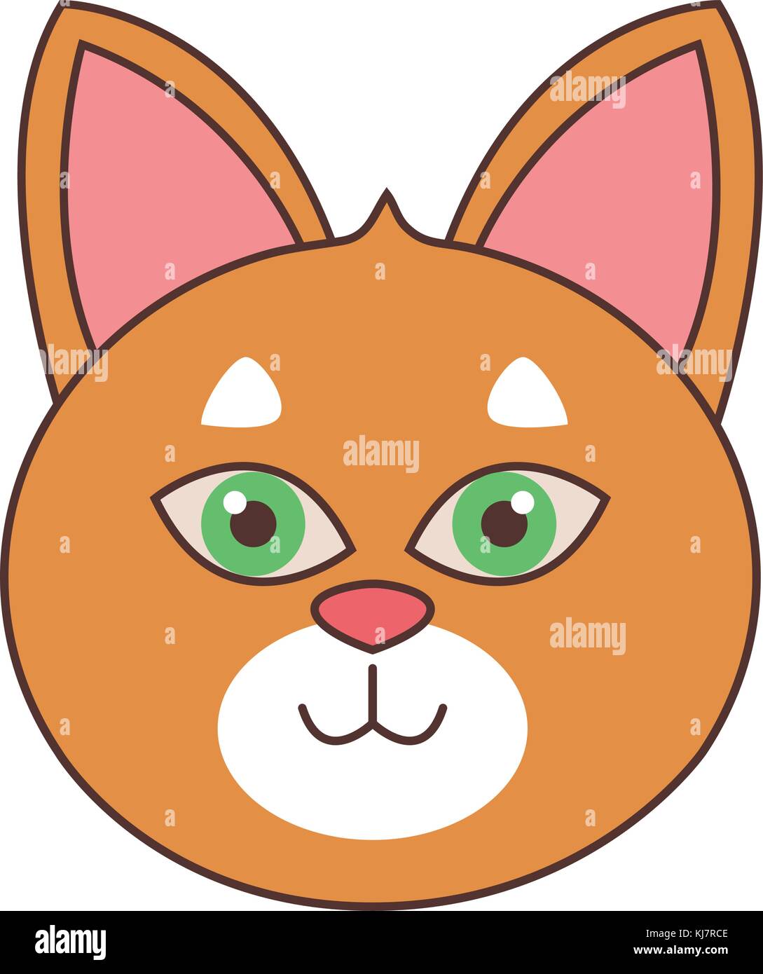 Cat head cartoon Stock Vector Image & Art - Alamy