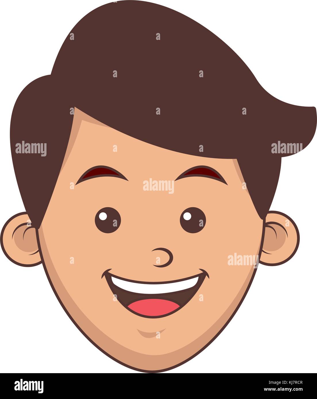 Boy smiling cartoon Stock Vector Image & Art - Alamy