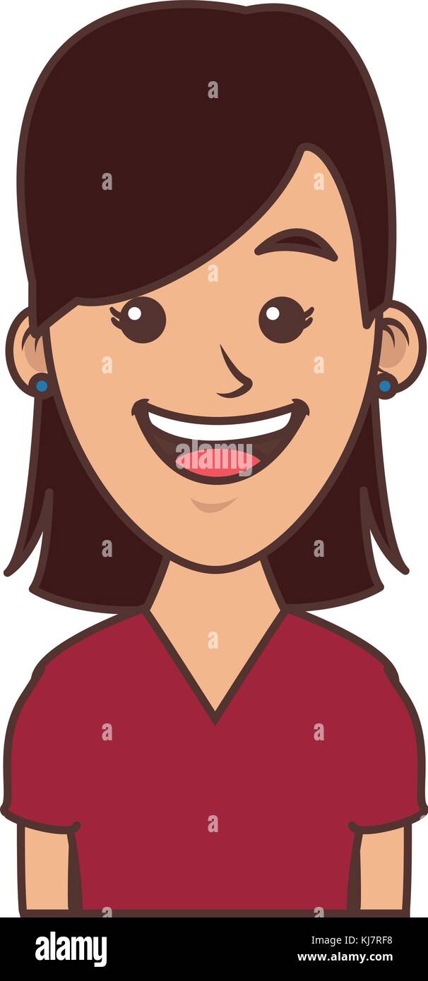 Woman profile cartoon Stock Vector Image & Art - Alamy