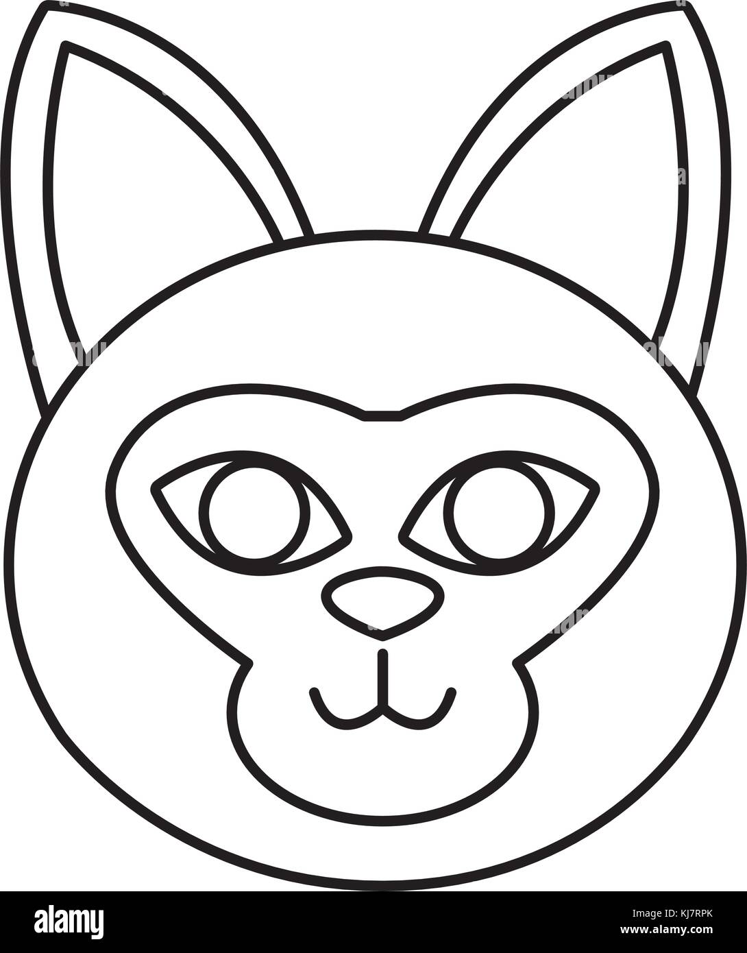 Cat head cartoon Stock Vector Image & Art - Alamy