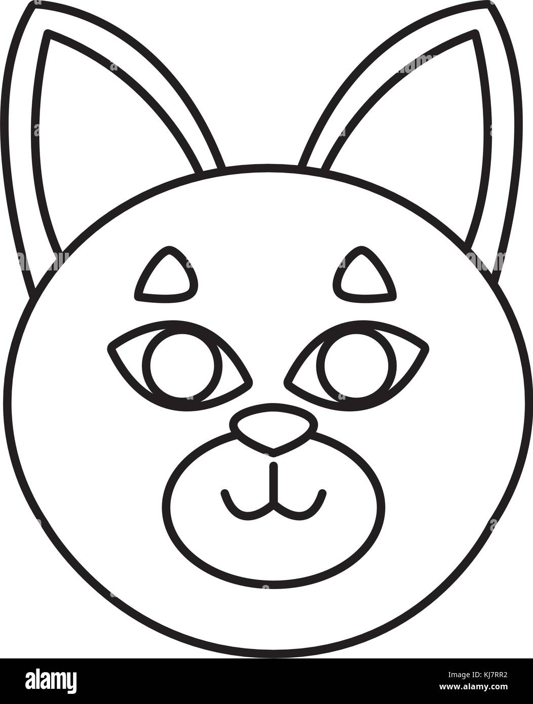 Cat head cartoon Stock Vector Image & Art - Alamy