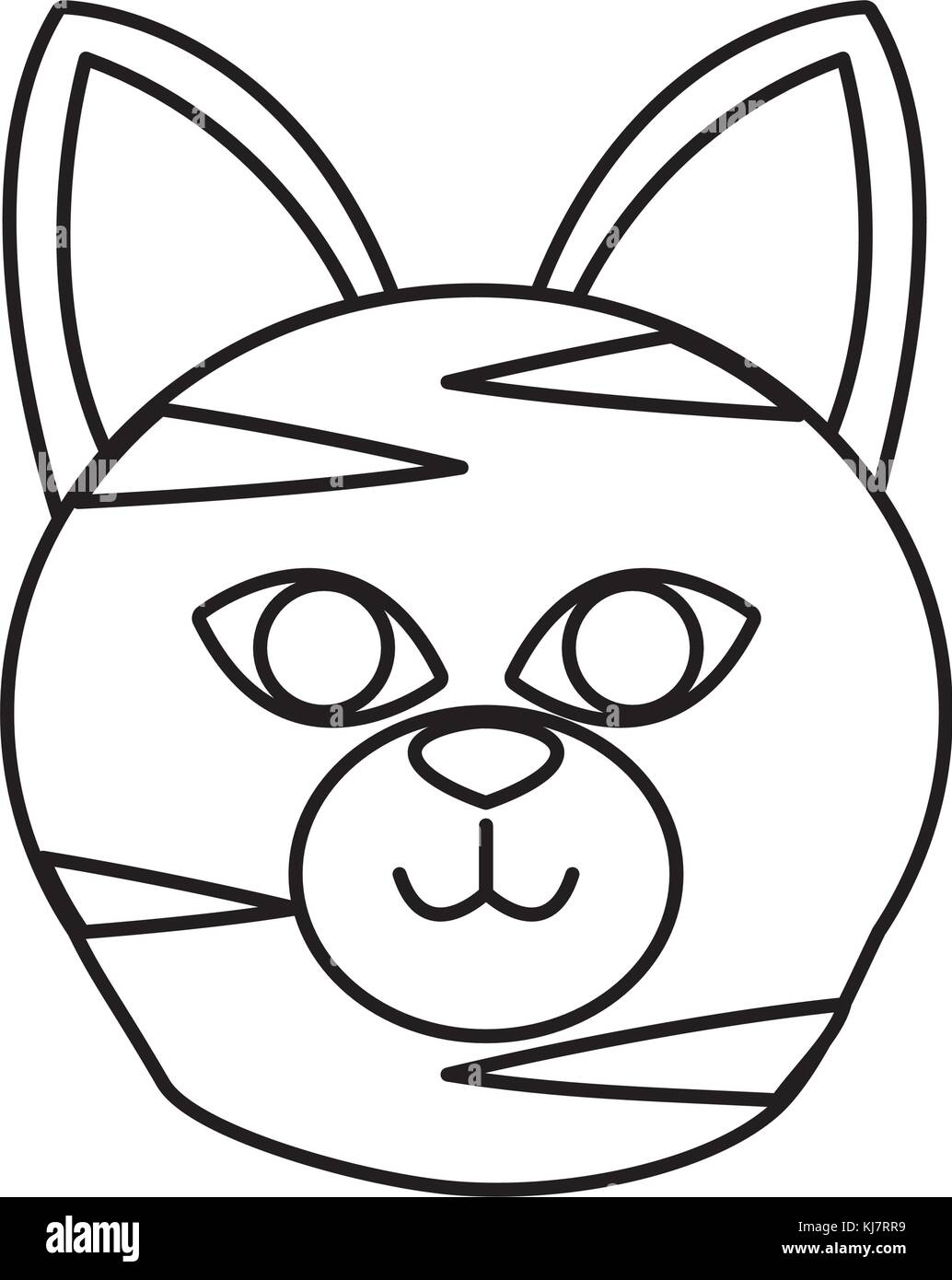 Cat head cartoon Stock Vector Image & Art - Alamy