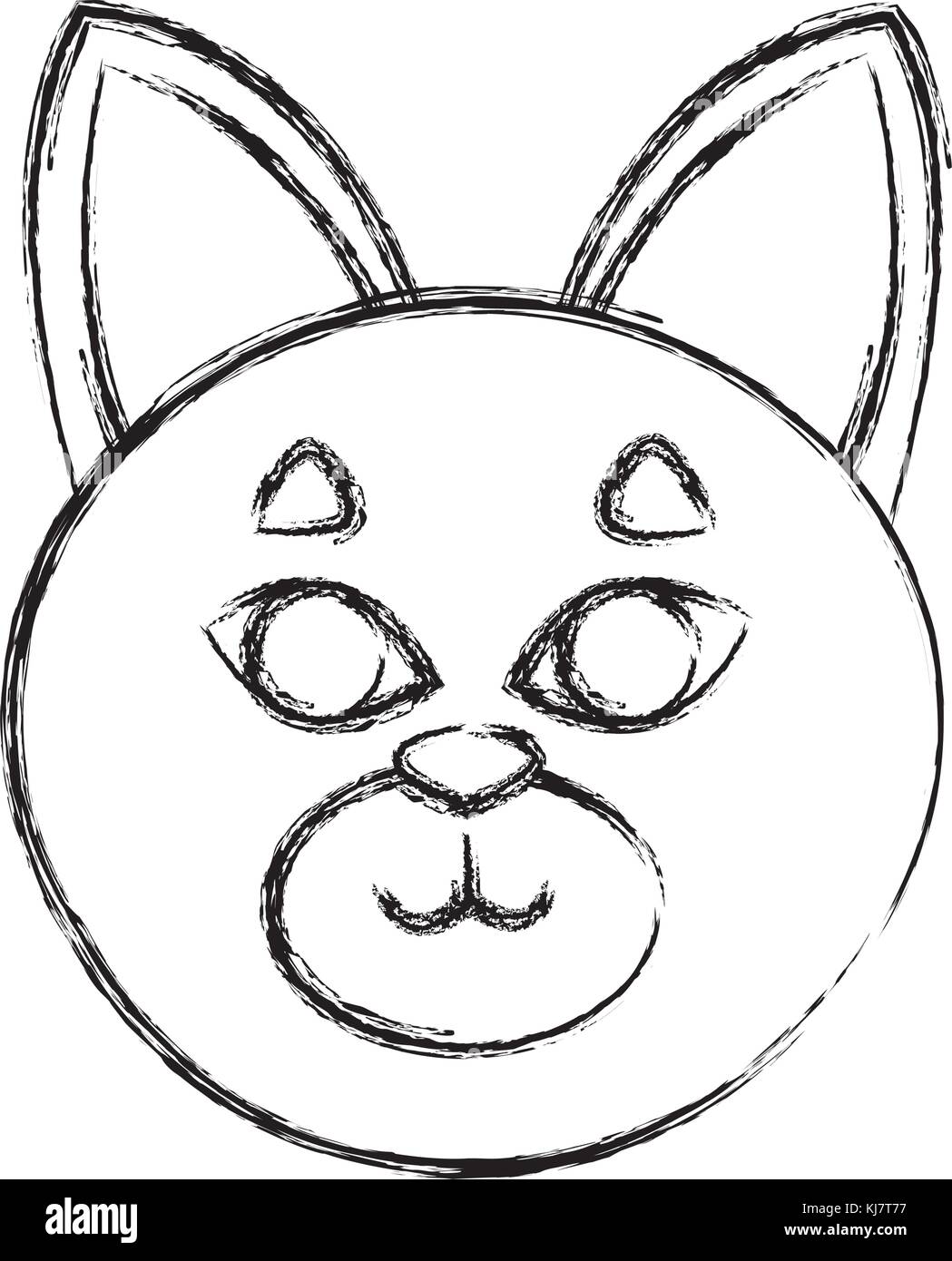 Cat head cartoon Stock Vector Image & Art - Alamy