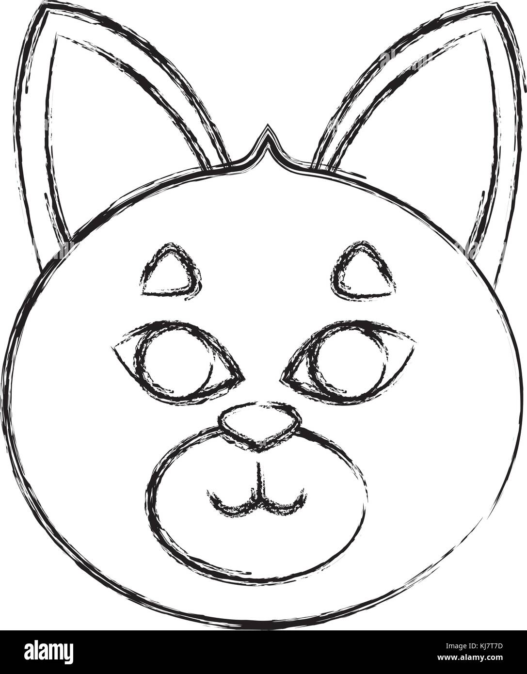 Cat head cartoon Stock Vector Image & Art - Alamy