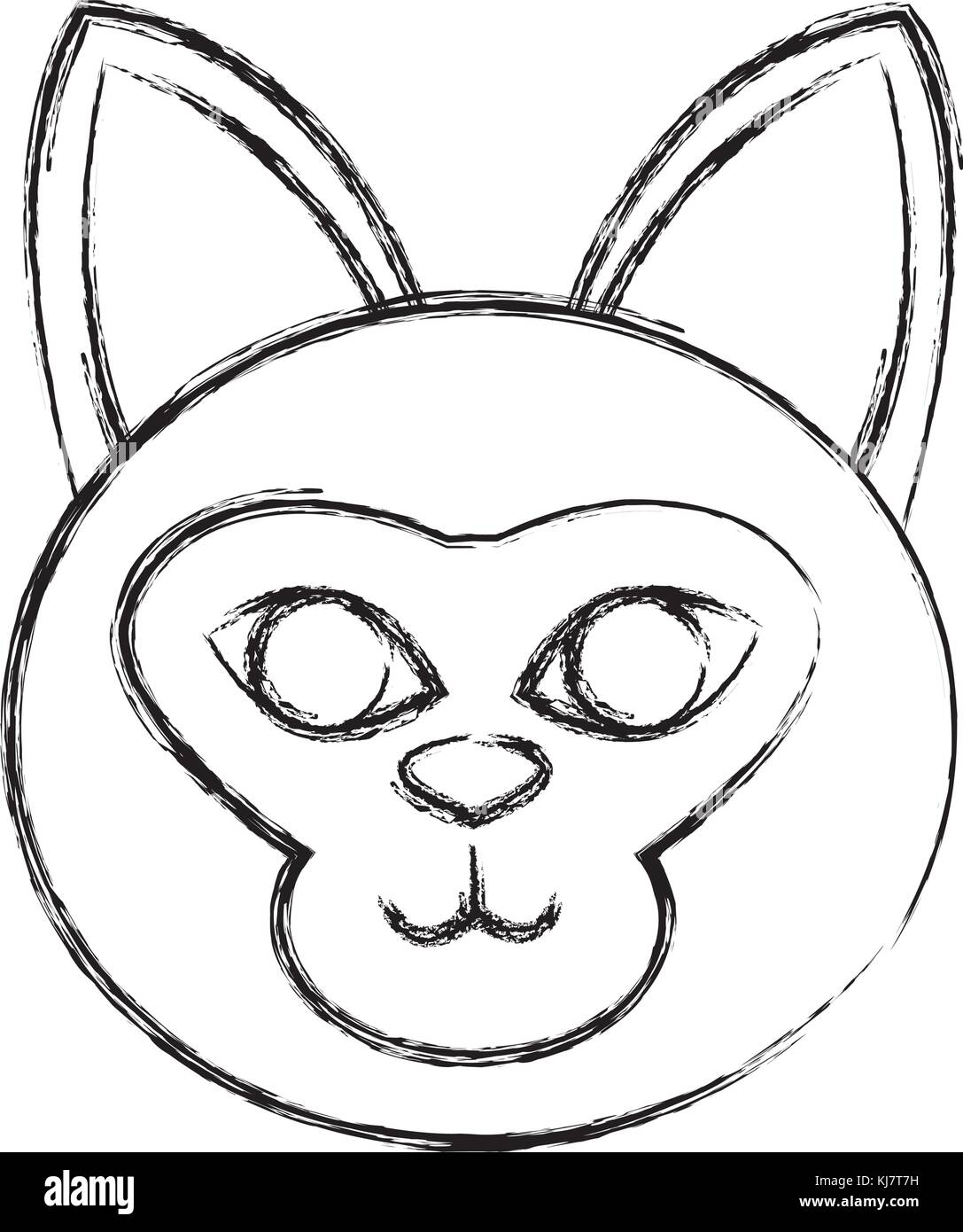 Cat head cartoon Stock Vector Image & Art - Alamy