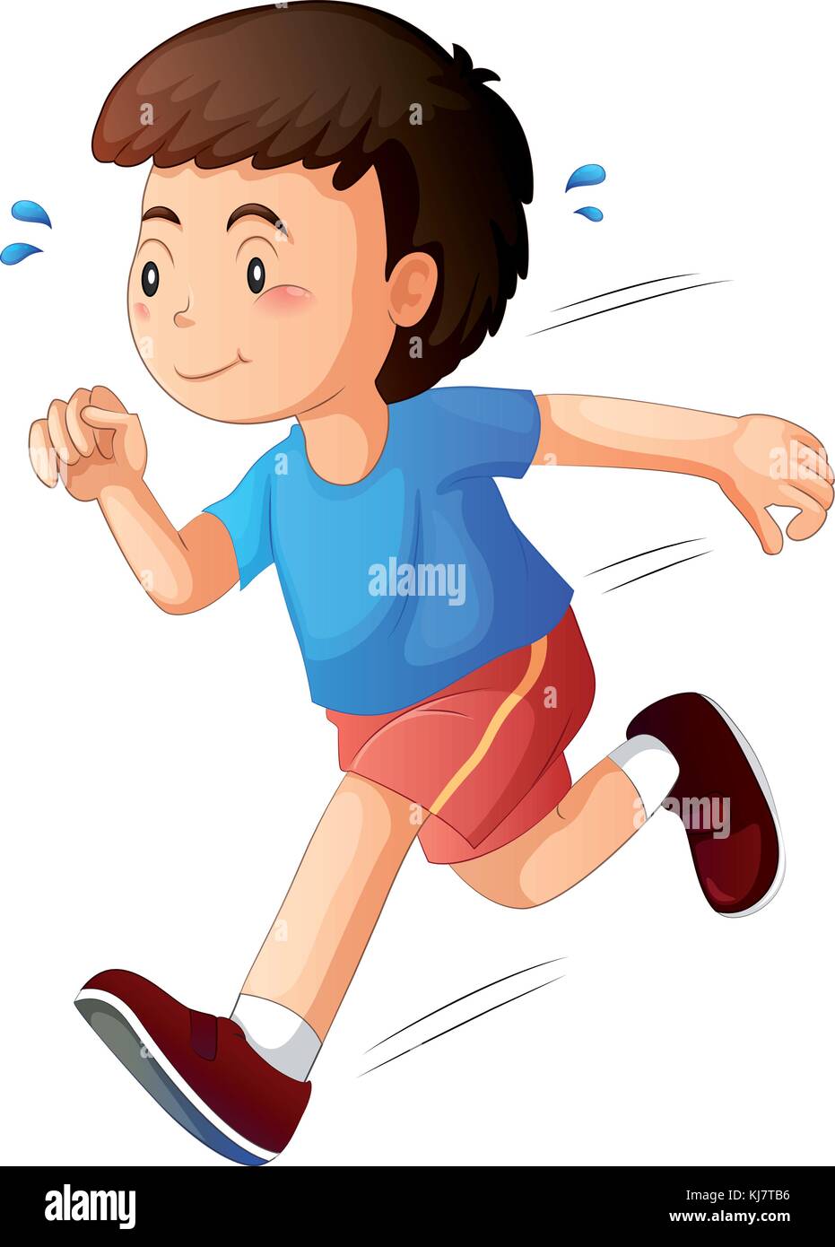 Kid Runner Clip Art