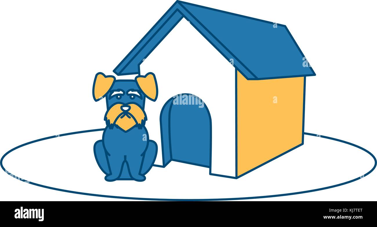Dog house cartoon Stock Vector Image & Art - Alamy