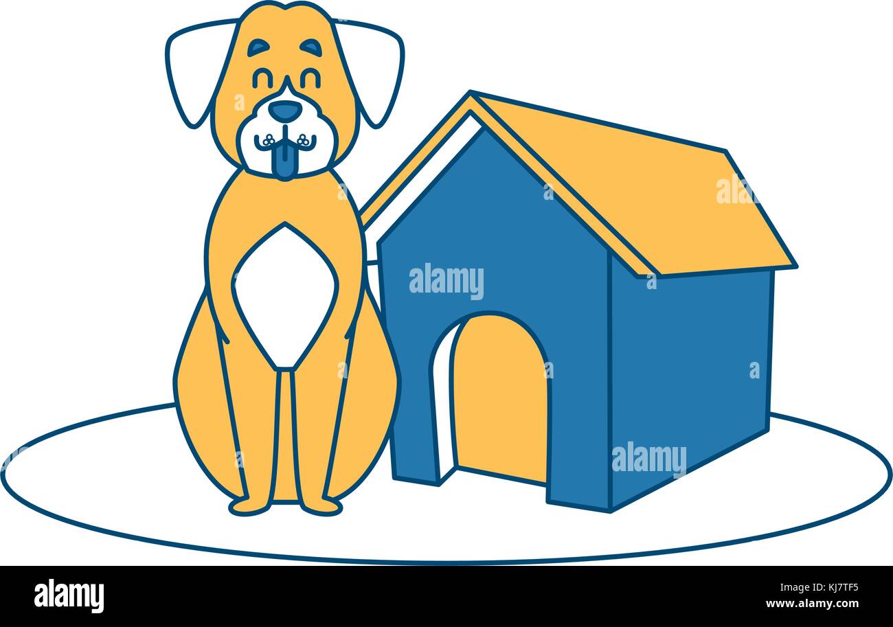 Dog house cartoon Stock Vector Image & Art - Alamy