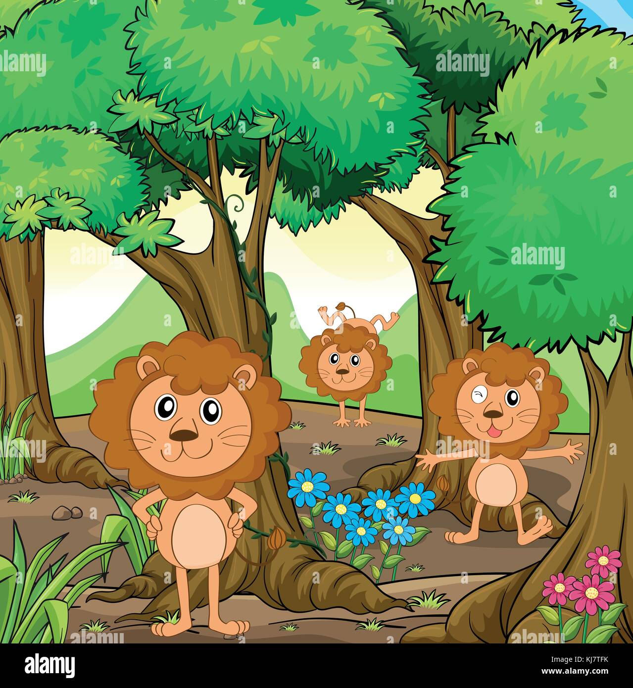 Lions Stock Vector Images - Alamy