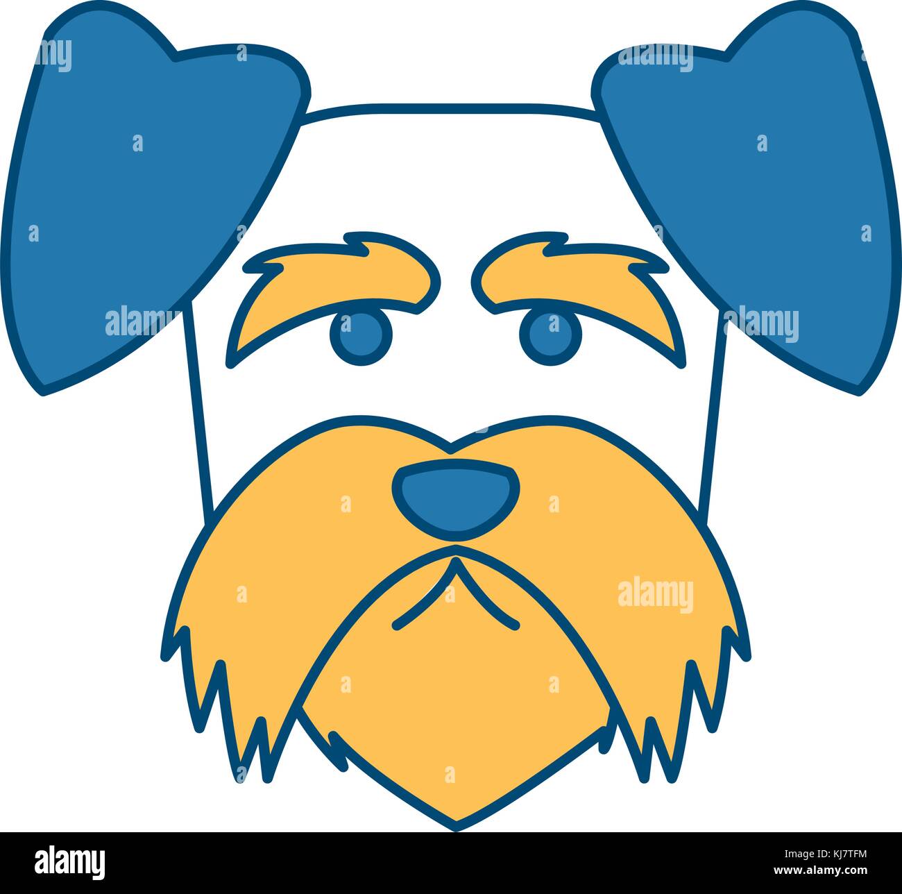 Dog head cartoon Stock Vector Image & Art - Alamy