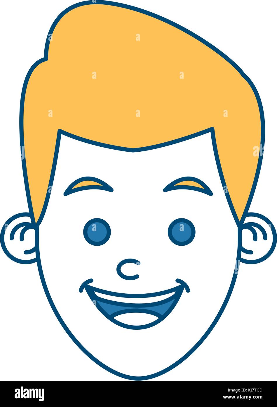 Boy smiling cartoon Stock Vector Image & Art - Alamy