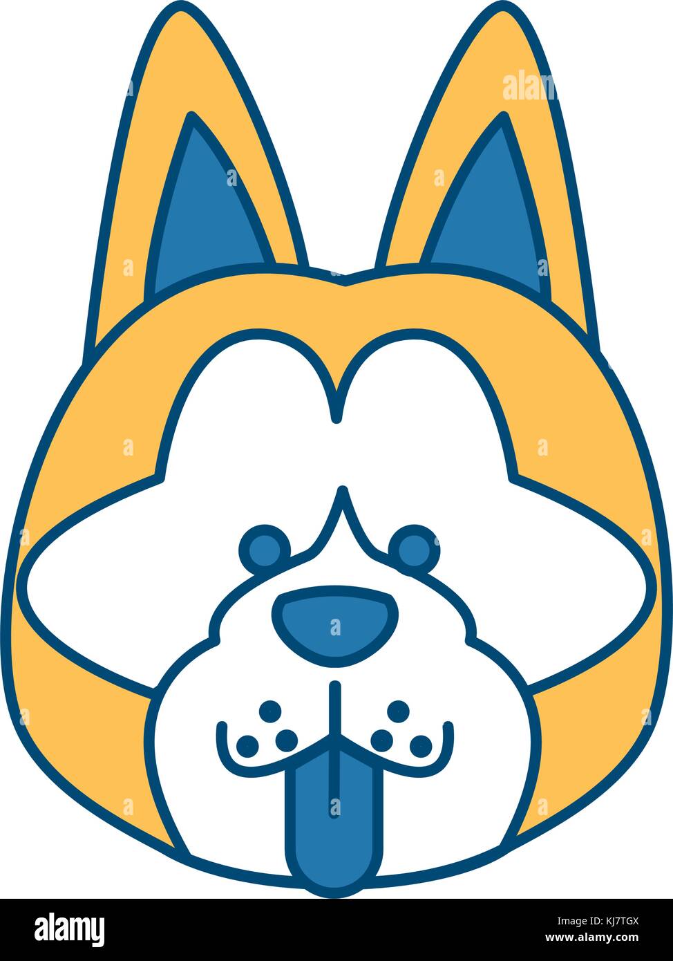 Dog head cartoon Stock Vector Image & Art - Alamy