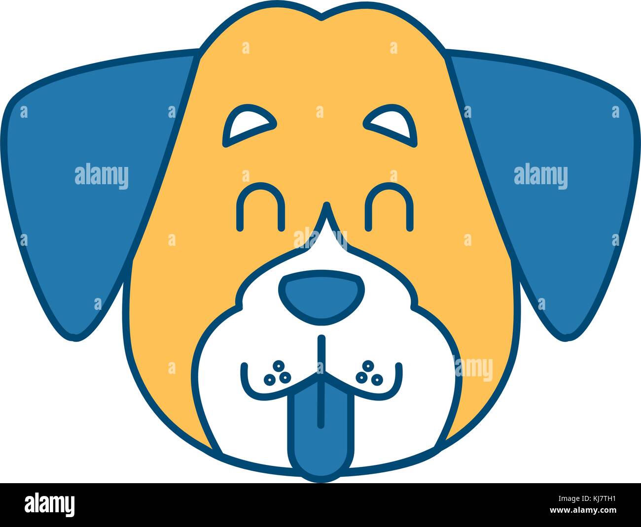 Dog head cartoon Stock Vector Image & Art - Alamy