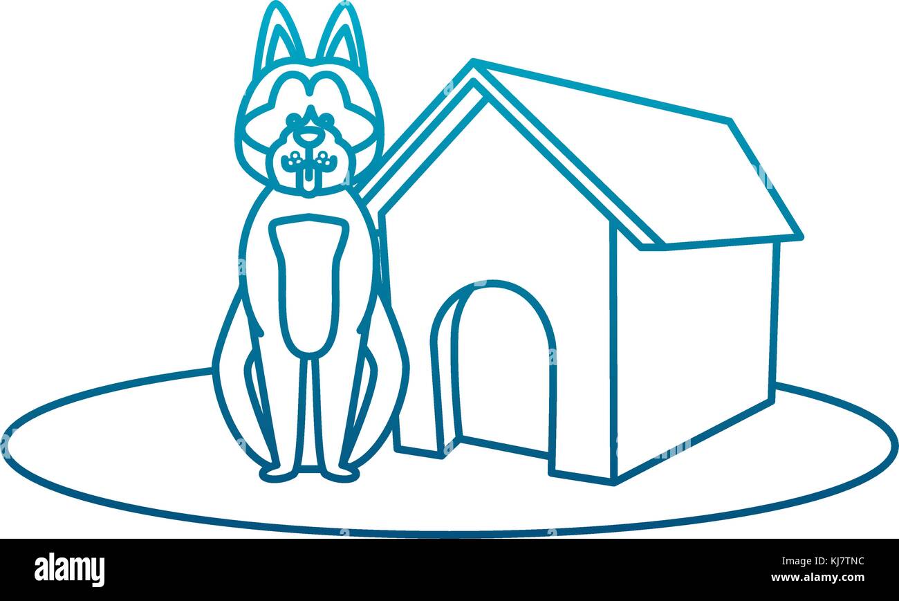 Dog house cartoon Stock Vector Image & Art - Alamy