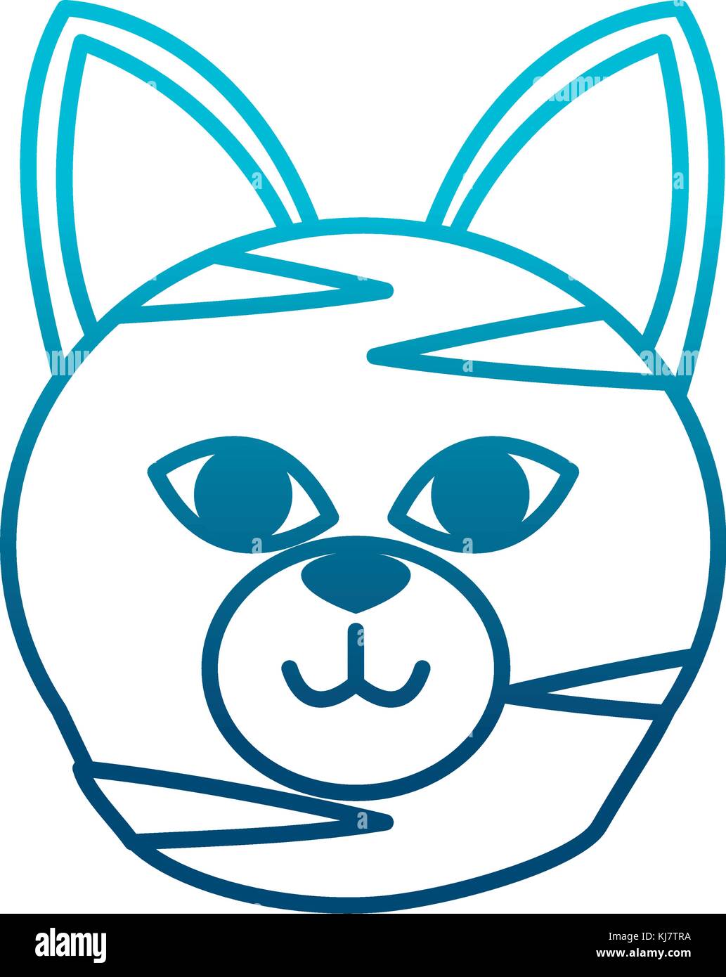 Cat head cartoon Stock Vector Image & Art - Alamy