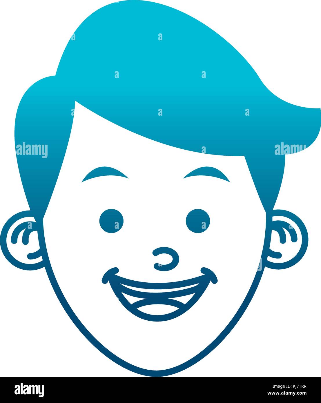 Boy smiling cartoon Stock Vector Image & Art - Alamy