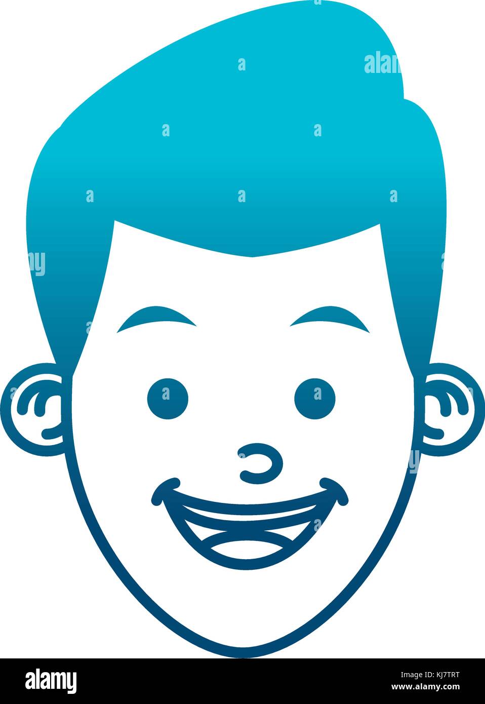Boy smiling cartoon Stock Vector Image & Art - Alamy