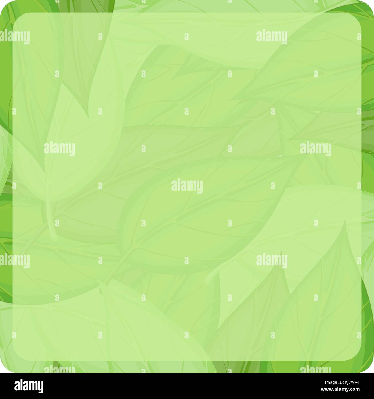 Illustration of a green paper on a white background Stock Vector Image ...