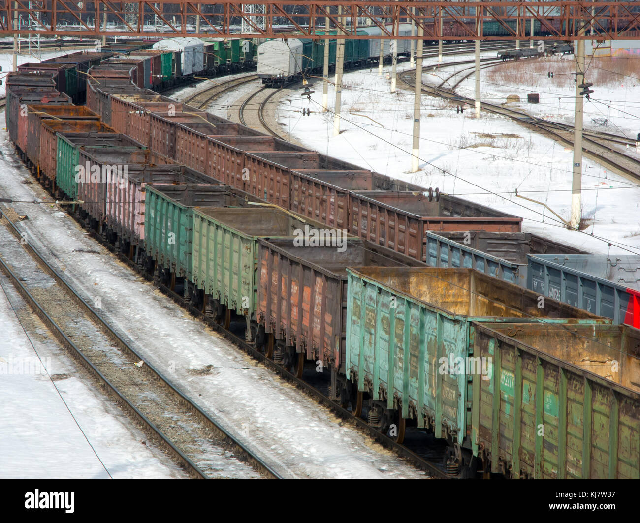 Heavy freight trains hi-res stock photography and images - Alamy